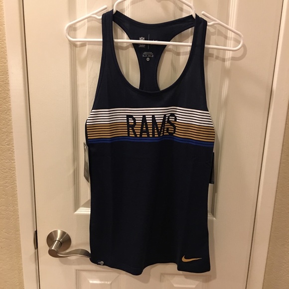 Nike | Tops | Nike La Rams Dri Fit Tank Top Nfl Womens | Poshmark